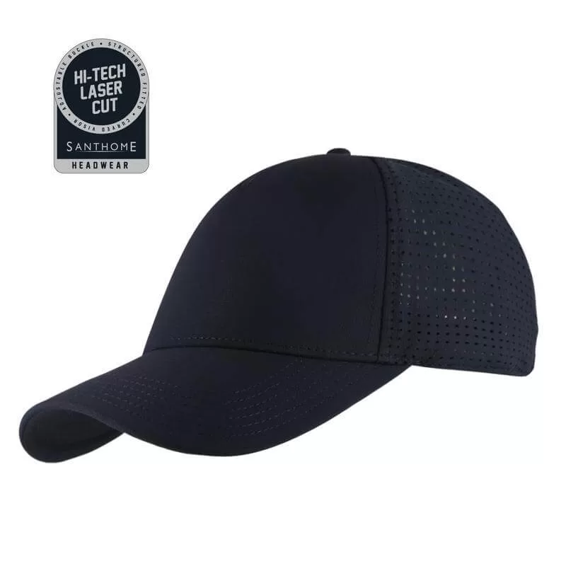 ACE - Santhome 5 Panel DryNCool® Sports Cap - Navy Blue - Giftplanet